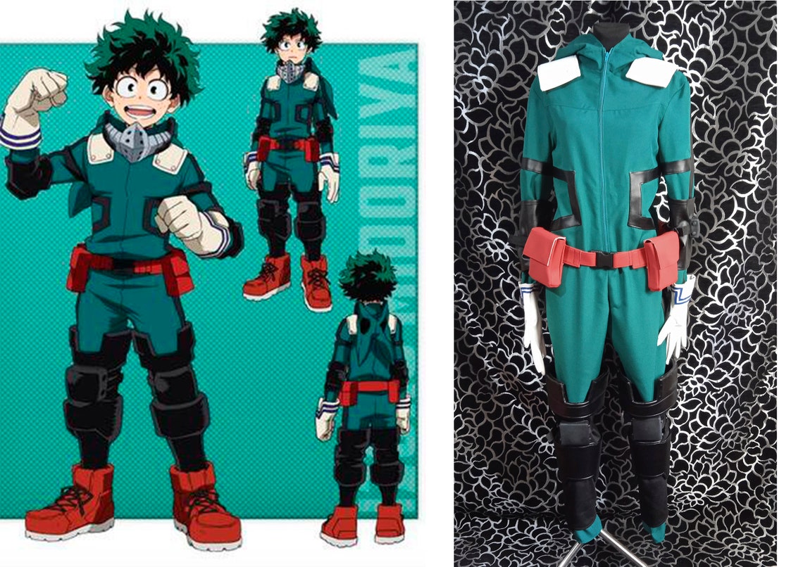Deku Izuku Midoriya / Traje de cosplay My Hero Academia | Etsy