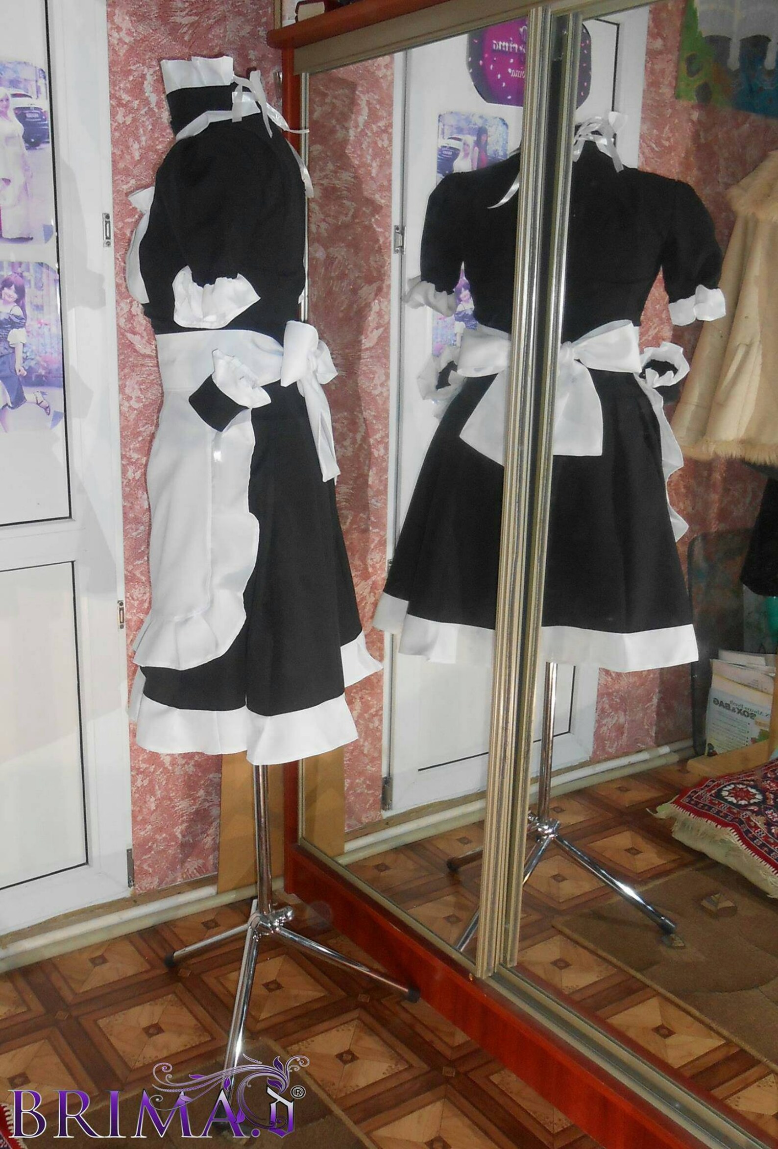 Custom Made Maid Dress / Hand Made / Maid Cosplay / Black - Etsy