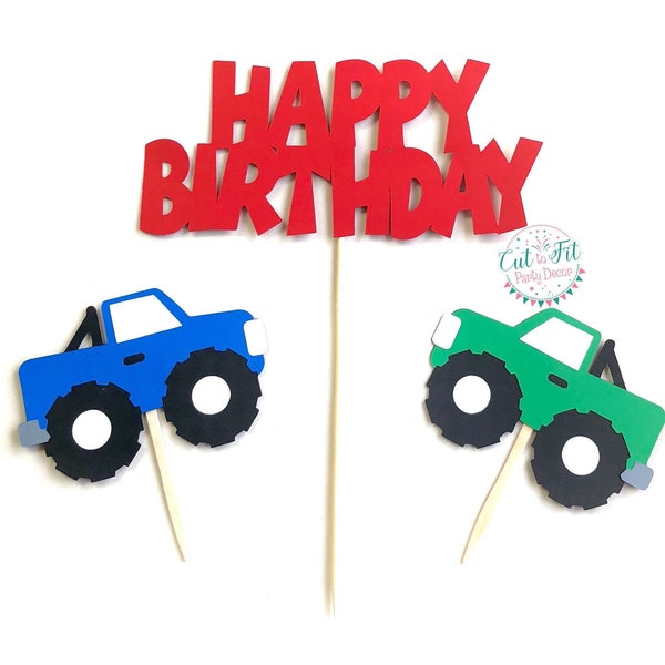 Monster Truck Cake Kit - Etsy