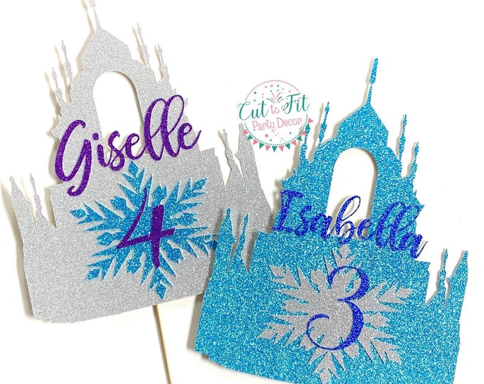 Frozen Castle Cake Topper - Etsy