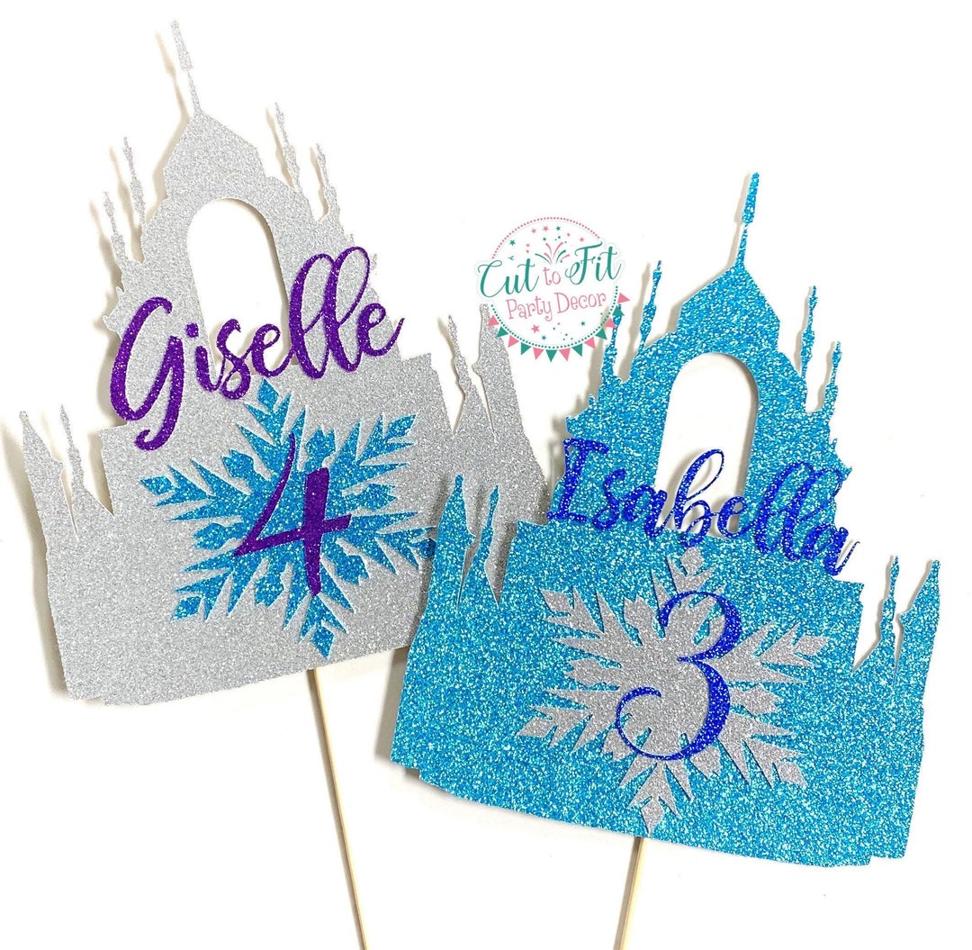 Frozen Castle Cake Topper - Etsy