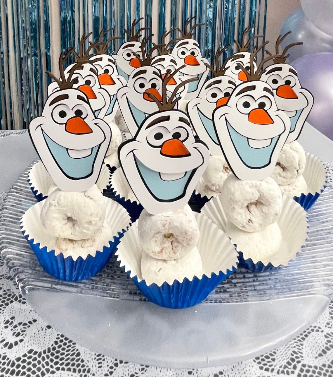 Olaf Head Toppers 6ct | Etsy