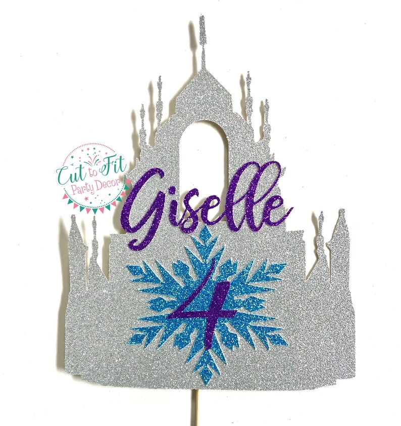 Frozen Castle Cake Topper - Etsy