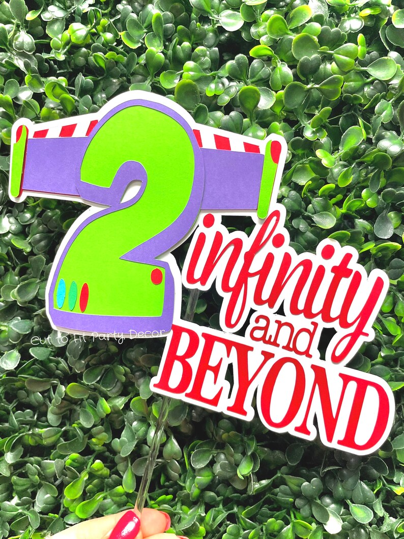 Two Infinity and Beyond Cake Topper - Etsy