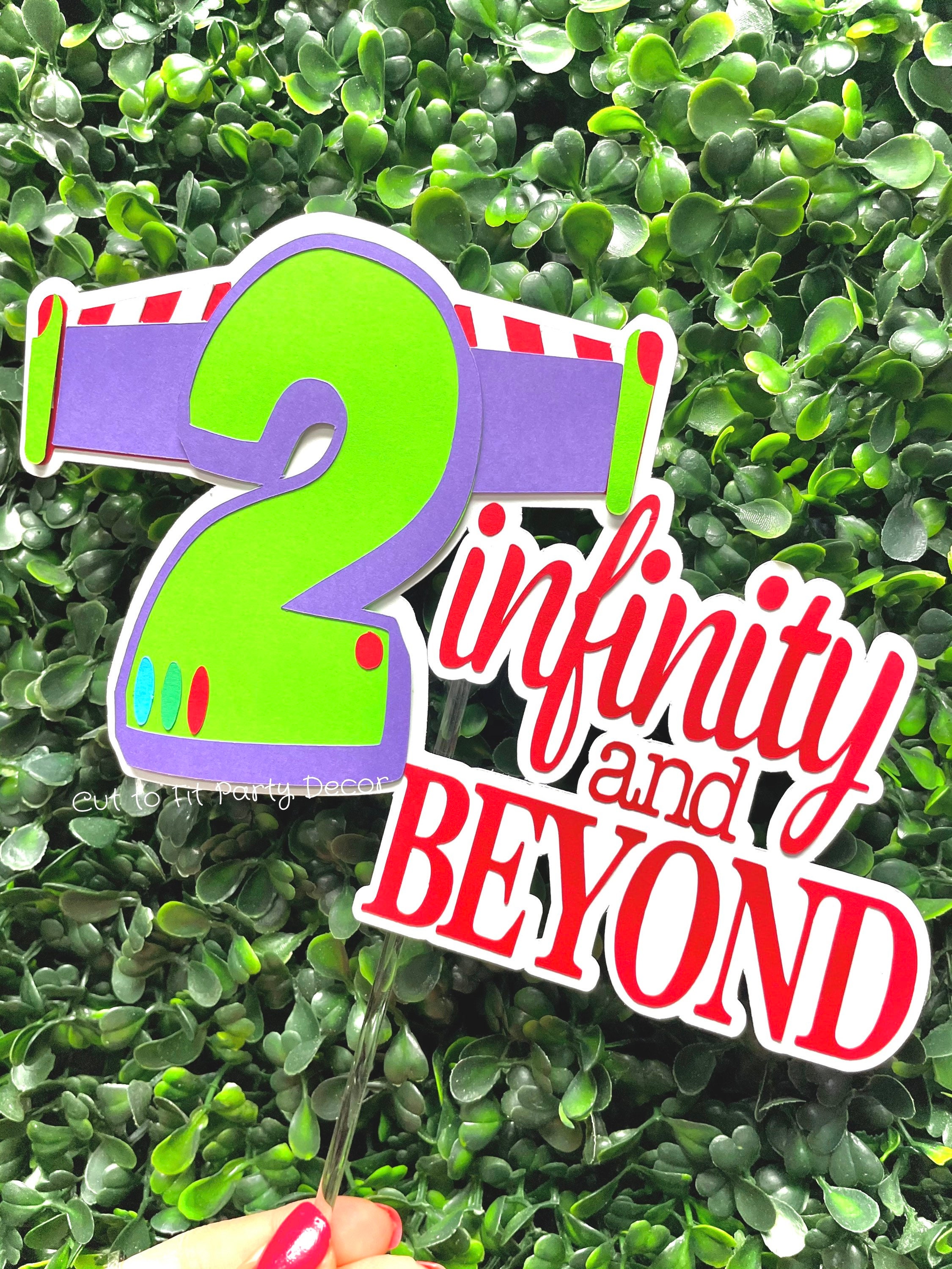 Two Infinity and Beyond Cake Topper - Etsy
