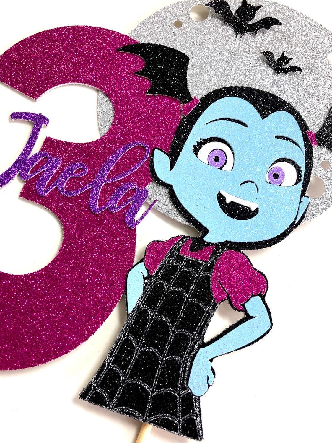 Personalized Vampirina Cake Topper - Etsy