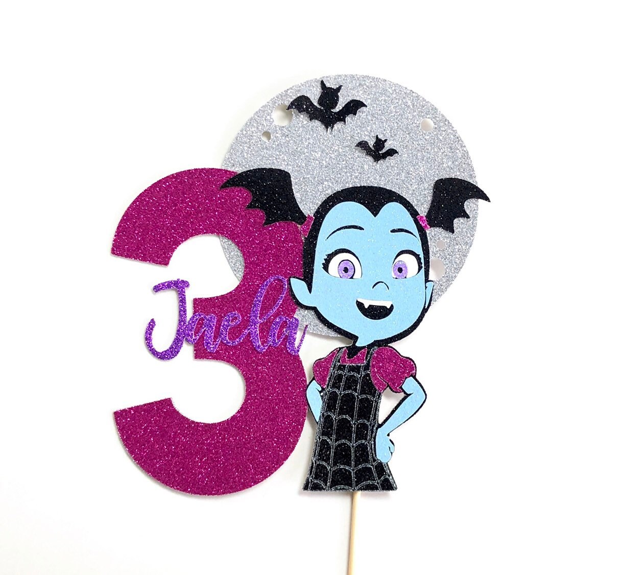 Personalized Vampirina Cake Topper - Etsy