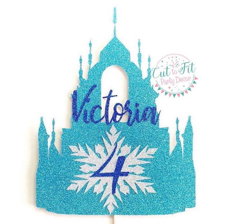 Frozen Castle Cake Topper - Etsy
