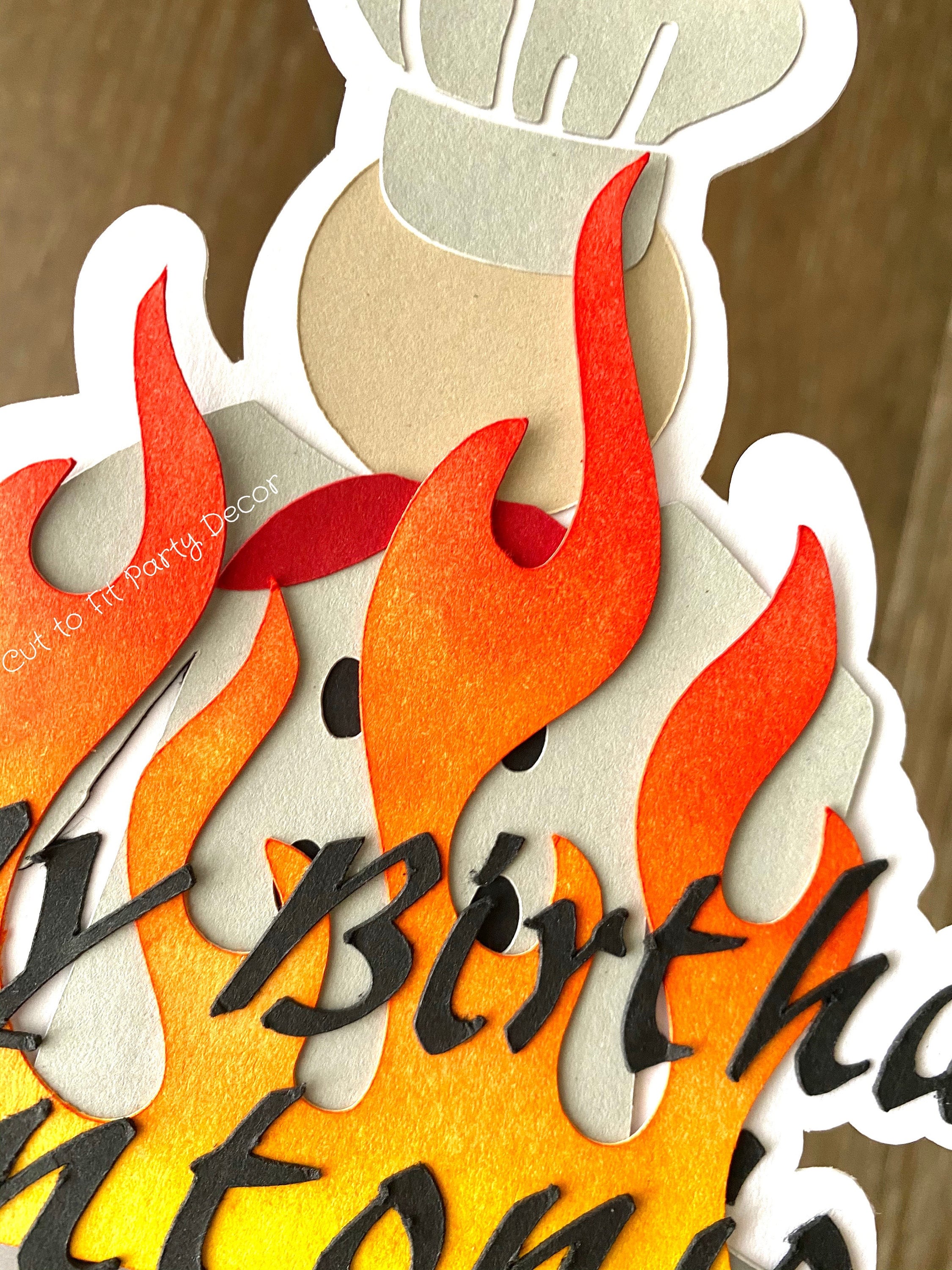 Hibachi Themed Cake Topper - Etsy