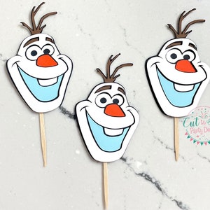 Olaf Head Toppers (6ct) - Etsy