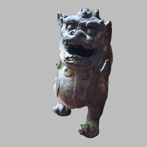 Chinese Fu Dog Antique Bronze Fu Dog Circa 19th Century Asian Antique ...