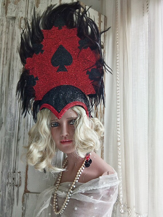 divine vintage headdress showgirl - Gem
