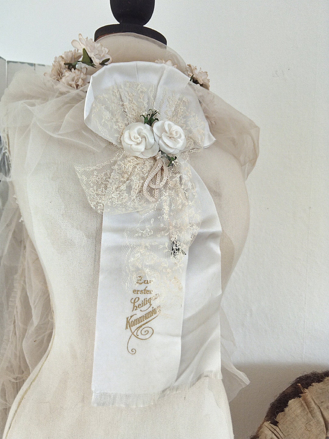 Lovely Antique Communion Bow, Very Large and Decorative....charmant! - Etsy