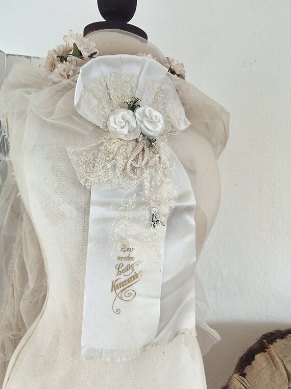 Lovely antique Communion bow very large and | Etsy