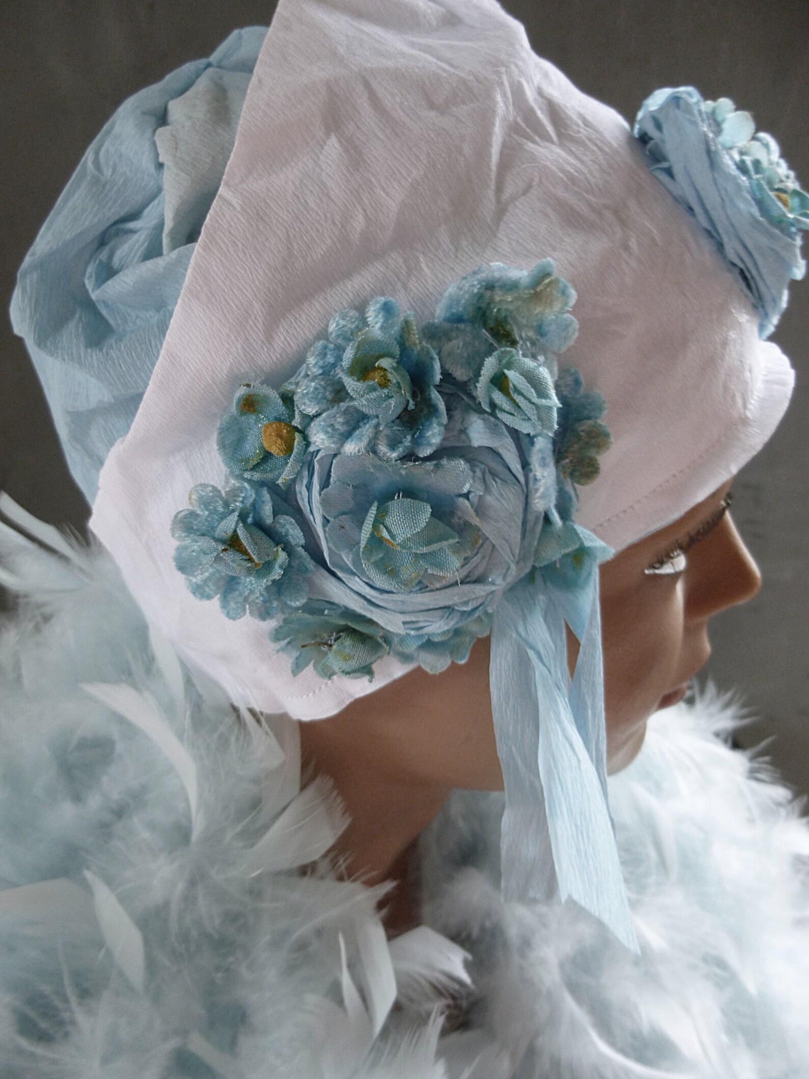 Curious Find .... 60's Vintage Handmade Paper Crepe Hat | Etsy