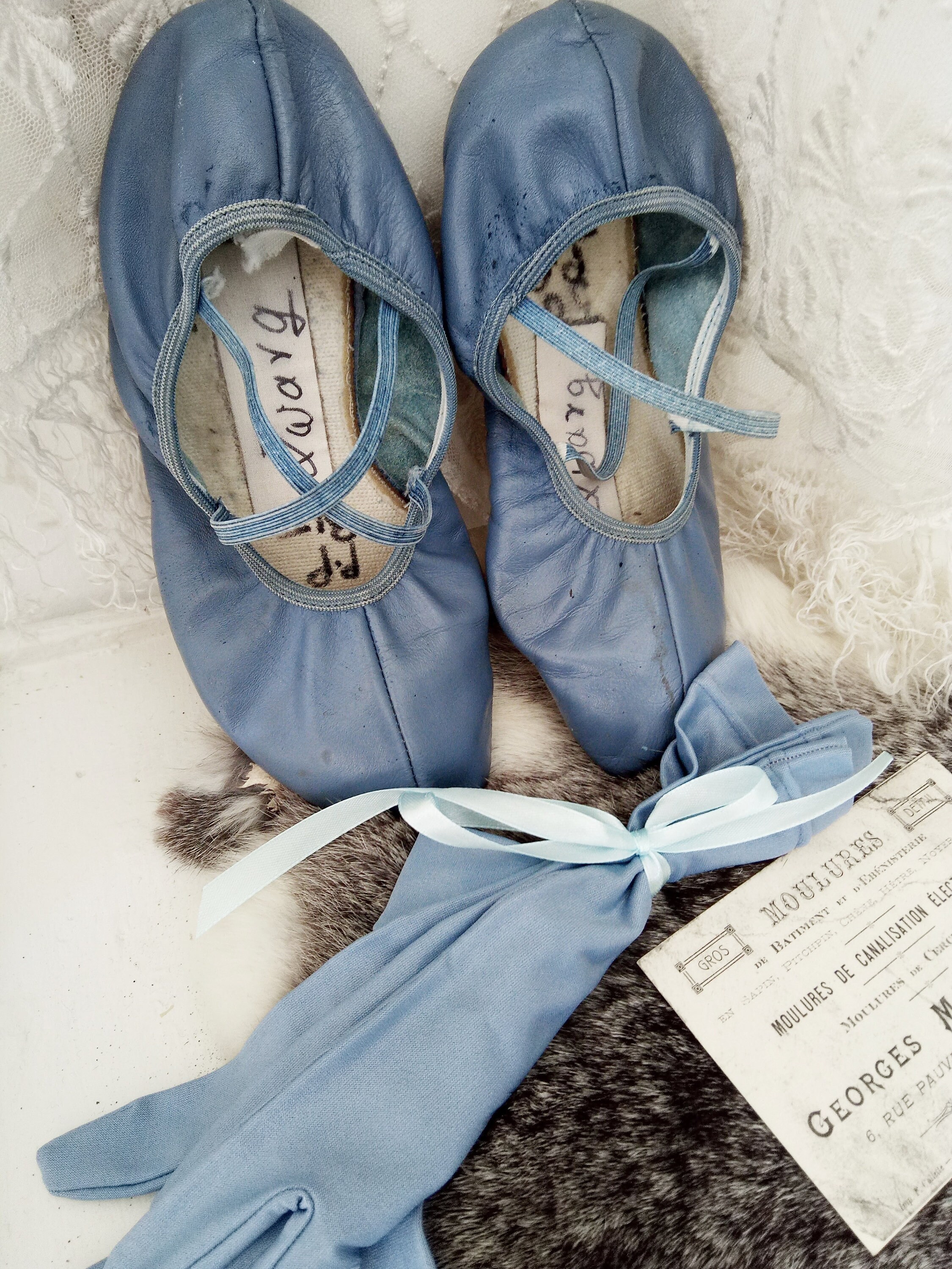 Beautiful vintage professional ballet shoes pointe shoes | Etsy