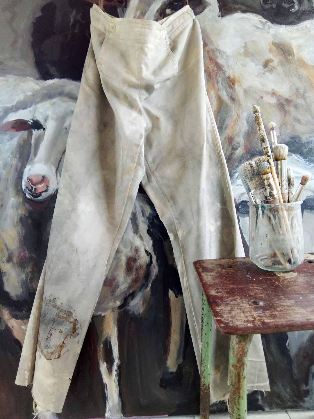 Rare .... Great Antique Artist Costume, Theater Costume, With Jacket ...