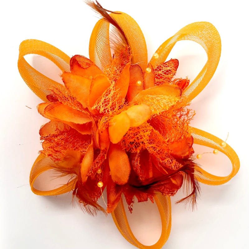 Orange Hair Clips - Etsy