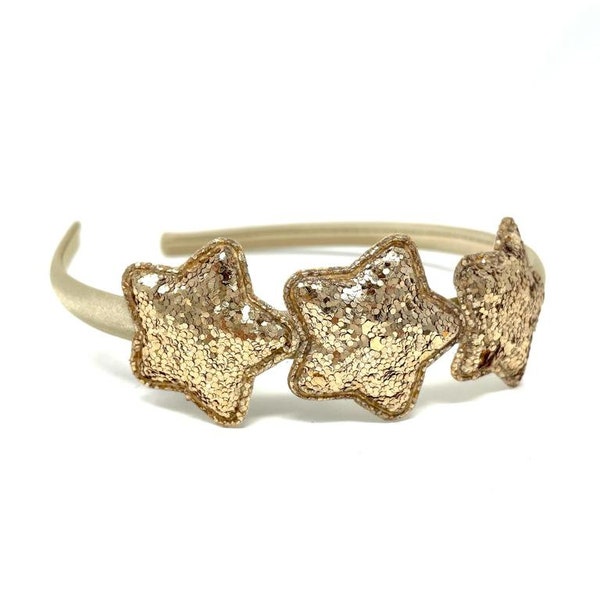 Gold Star Headband - Etsy