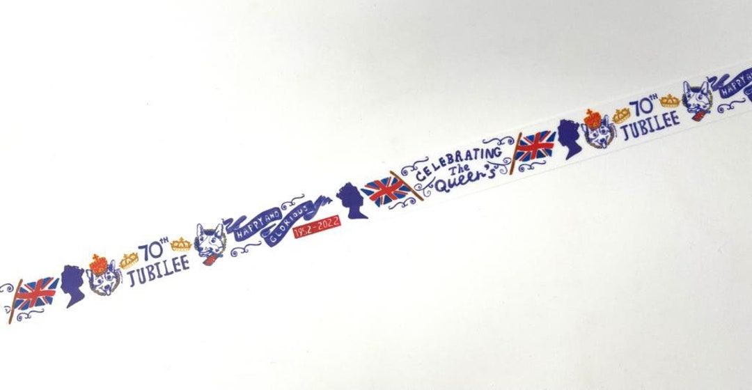 Union Jack Ribbon Jubilee Ribbon Gift Packaging Royal Celebrations ...