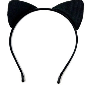 Black Sequin Cat Ears Dressing up Halloween Accessory - Etsy