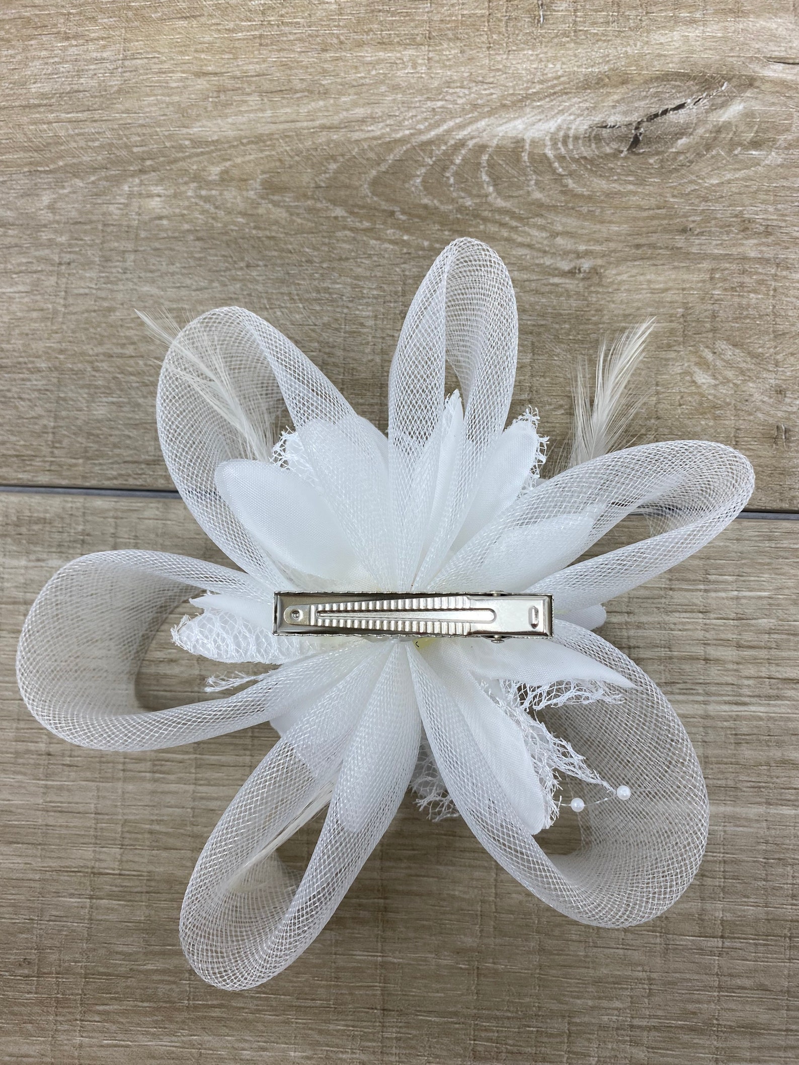 White Feather Fascinator - Etsy