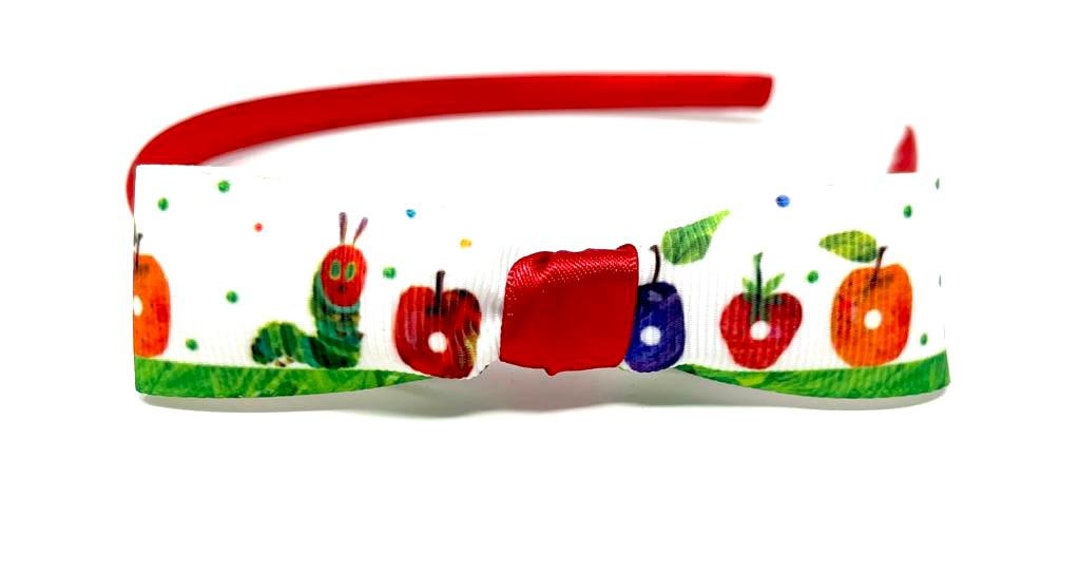 The Hungry Caterpillar Style Headband Hungry Caterpillar Hair Bow - Etsy
