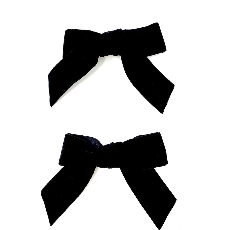 Small Black Bow - Etsy