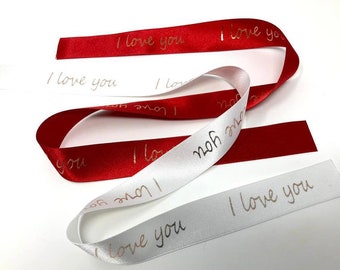 I Love You Ribbon - Etsy