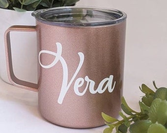 Personalized Stainless Steel Mug | Etsy