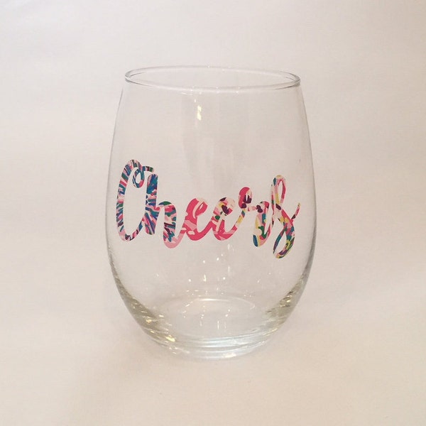 Wine Glass Cheers Svg - Etsy