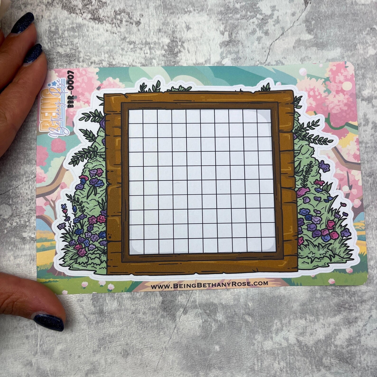 100 Square Tracker - Weight Loss Tracker - Habit Tracker - Sticker (BBR ...