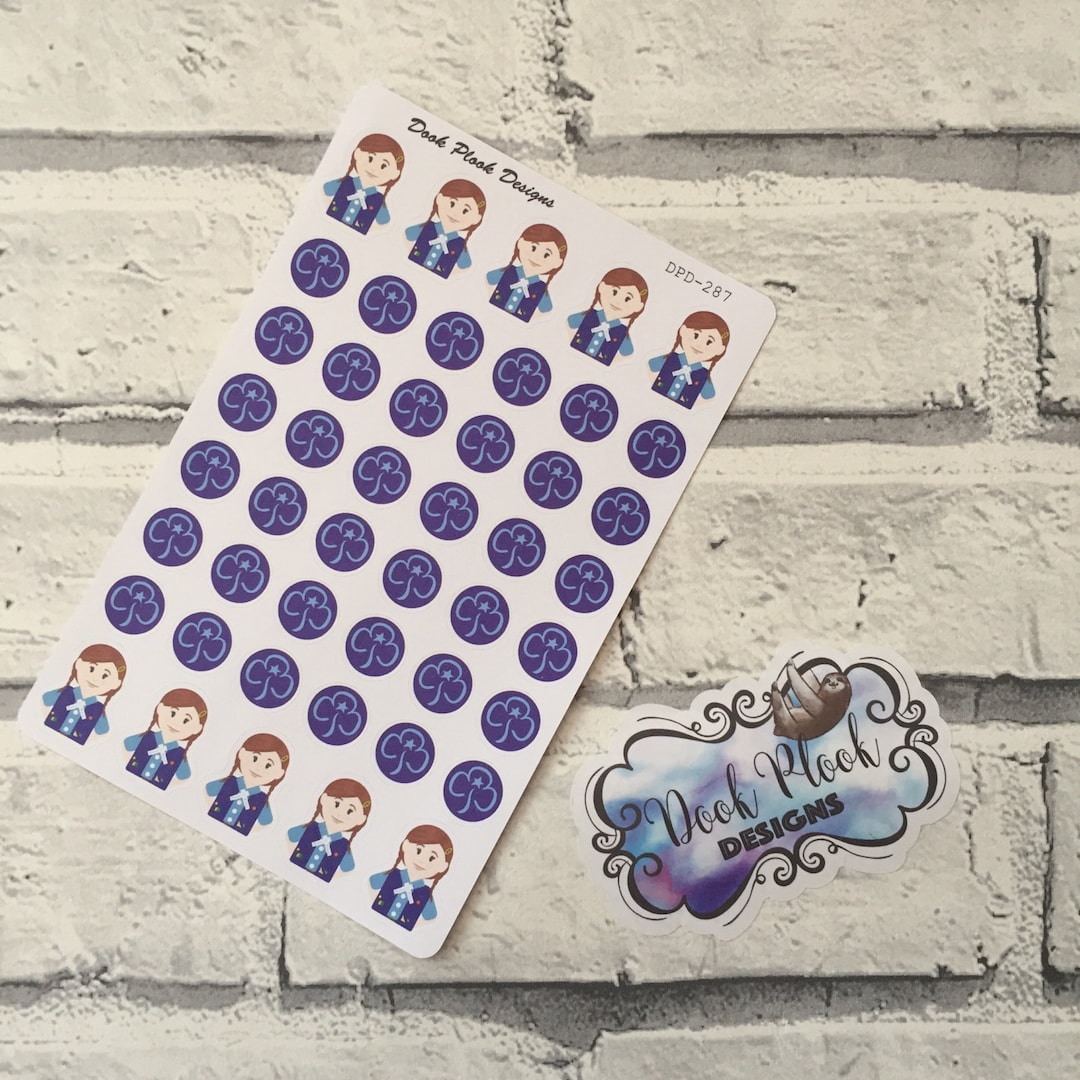 Girl Guide Stickers for Various Planners, Kikki K, Travellers Notebook ...
