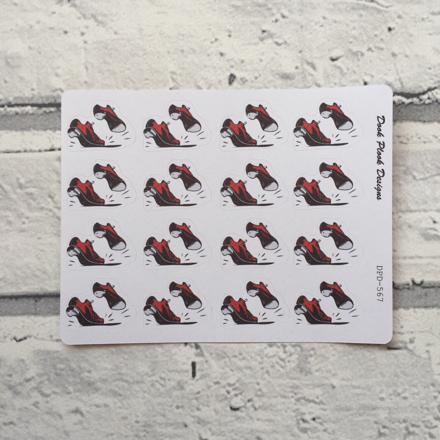 Tap Shoe Stickers for Various Planners Happy Planner Passion - Etsy