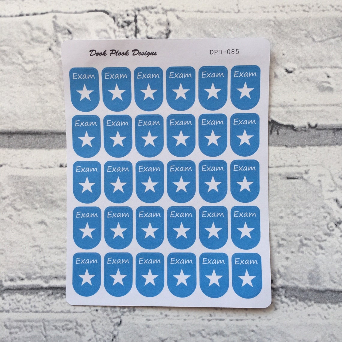 Exam Stickers for Various Planners, Kikki K, Travellers Notebook Etc ...