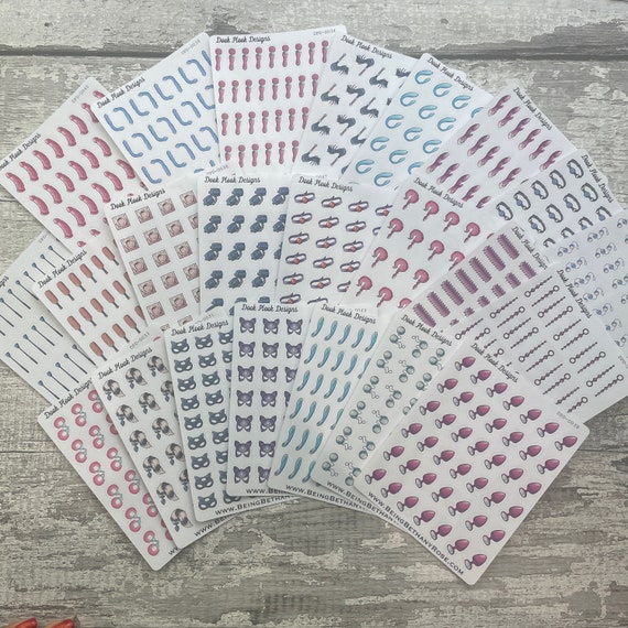 Small Sex / BDSM / Intimate Stickers dinkies for Various - Etsy