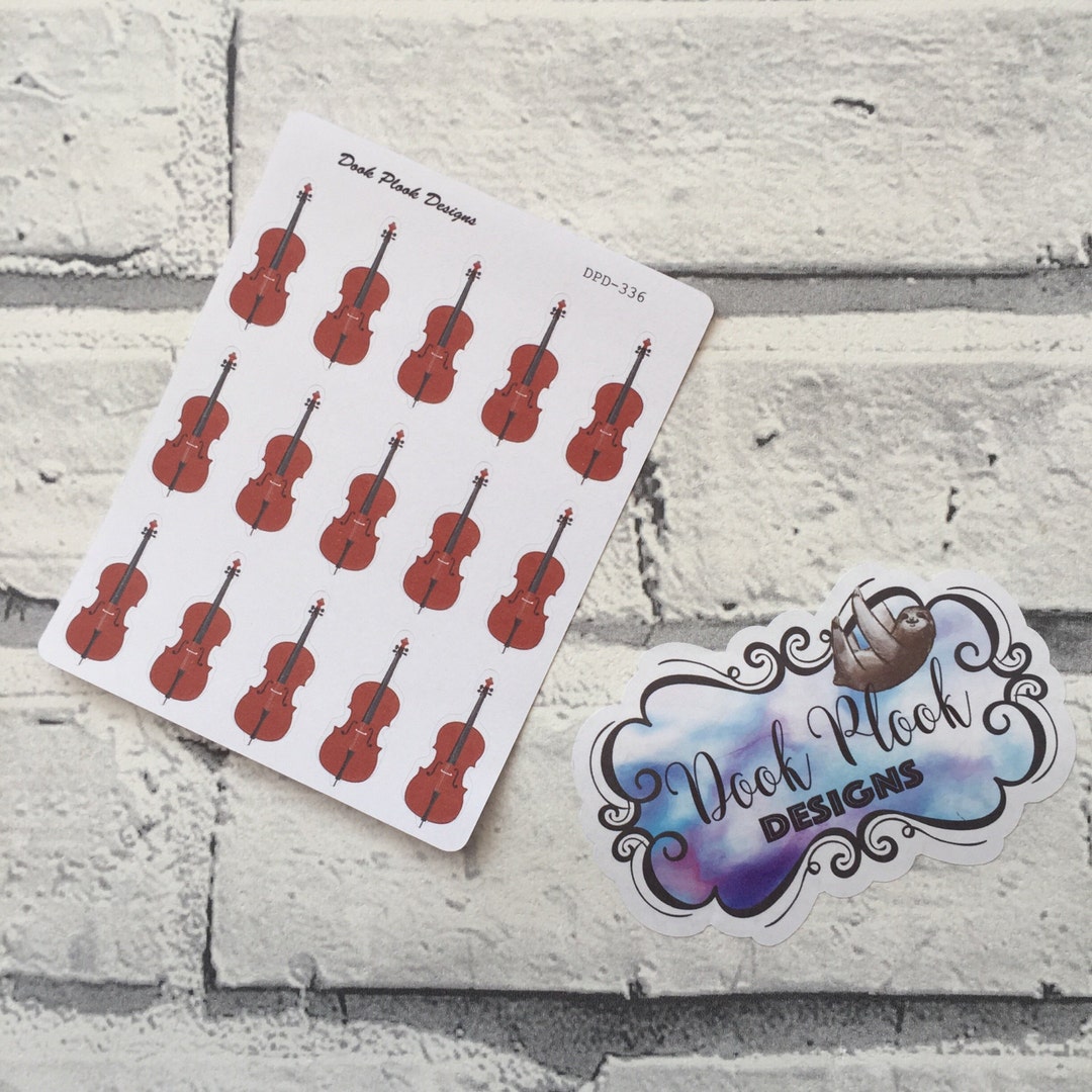 Cello Stickers for Various Planners, Happy Planner, Passion Planner Etc ...