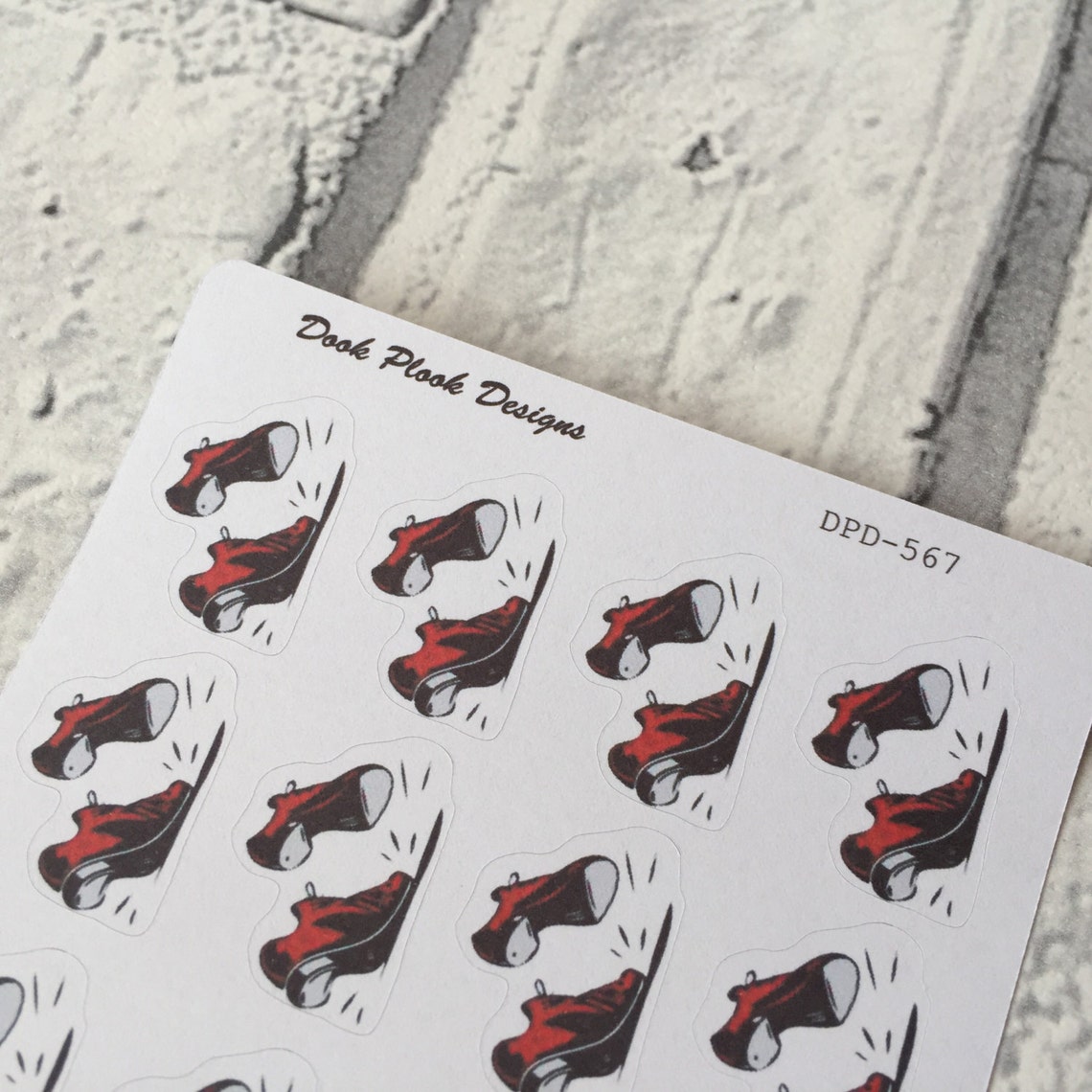 Tap Shoe Stickers for Various Planners, Happy Planner, Passion Planner ...
