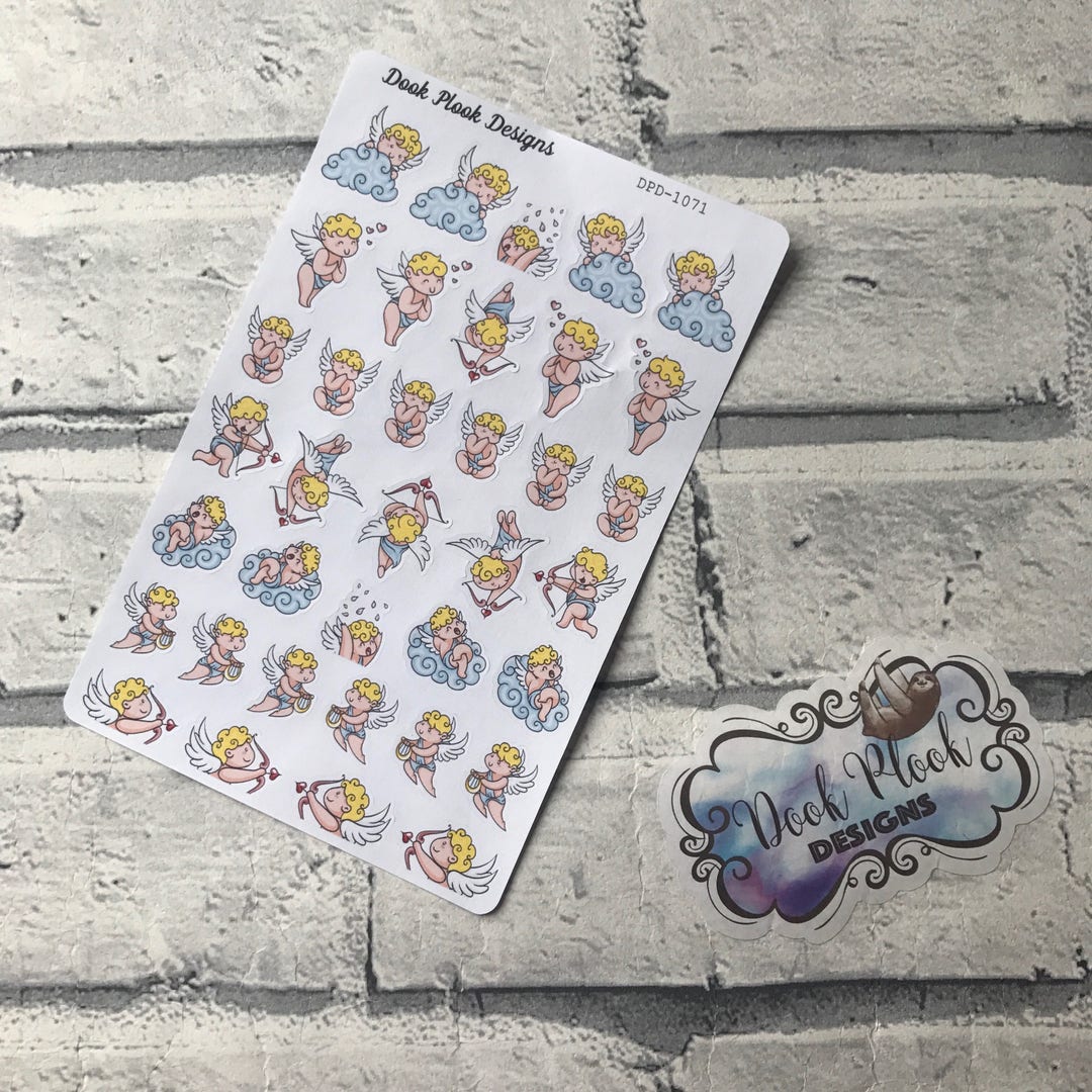 Cute Cupid Stickers for Various Planners, Hobonichi, Travellers ...