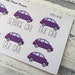 Car Service/mot/insurance Stickers for Various Planners, Kikki K ...