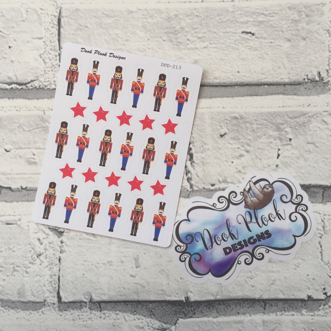 Nut Cracker Stickers for Various Planners, Happy Planner, Travellers ...