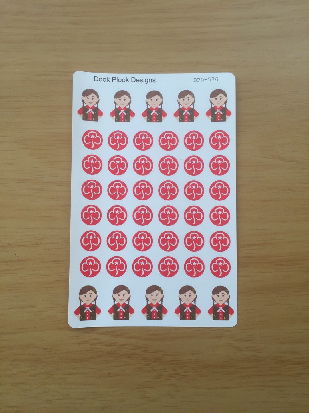 Rainbow Girl Guide Stickers for Various Planners, Kikki K, Travellers ...