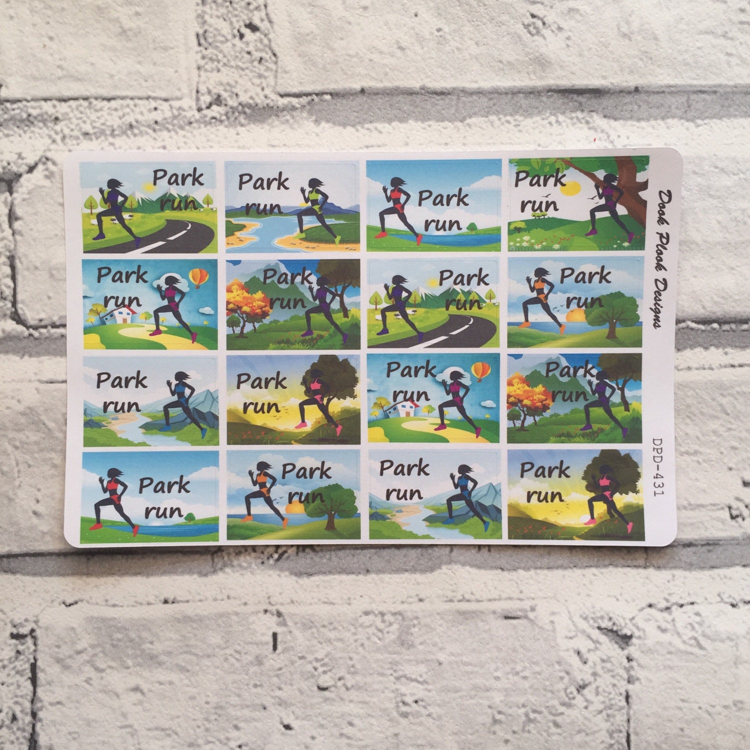 Park Run Stickers for Various Planners Happy Planner Passion - Etsy Canada