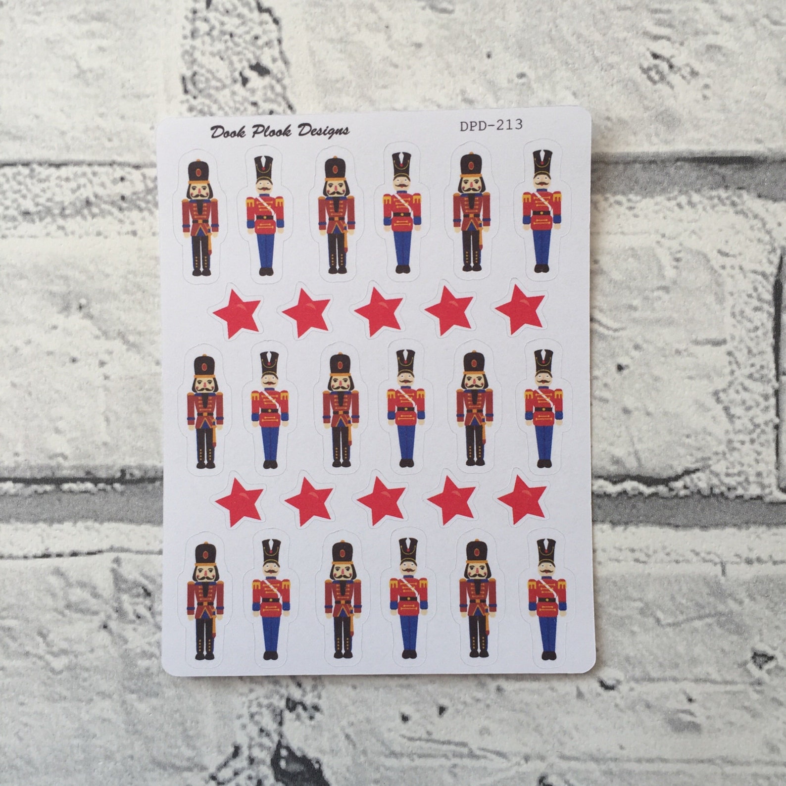 Nut Cracker Stickers for Various Planners, Happy Planner, Travellers ...