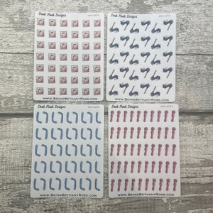 Small Sex / BDSM / Intimate Stickers (dinkies) for Various Planners ...