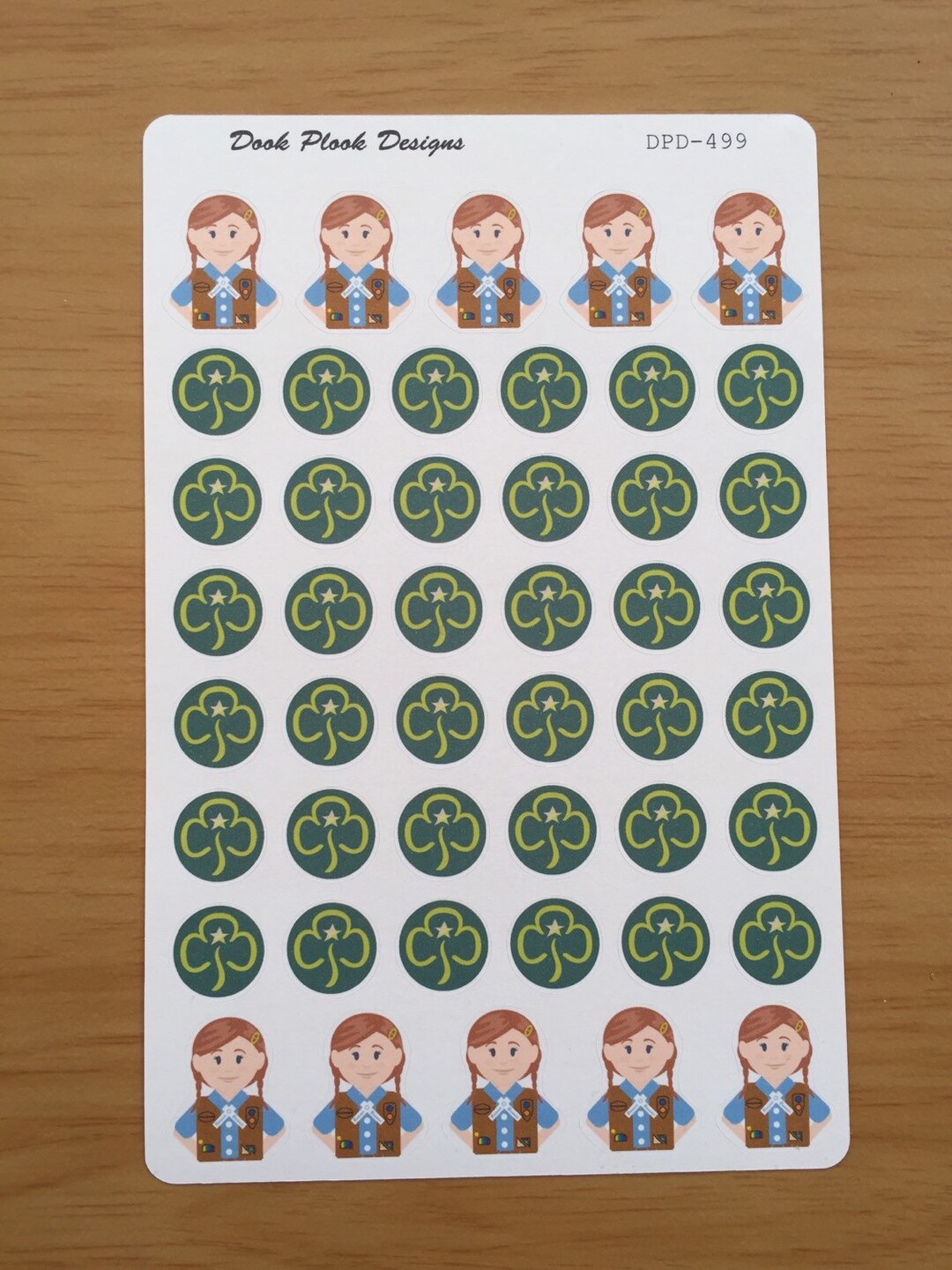 Brownie Stickers for Various Planners, Happy Planner, Passion Planner ...