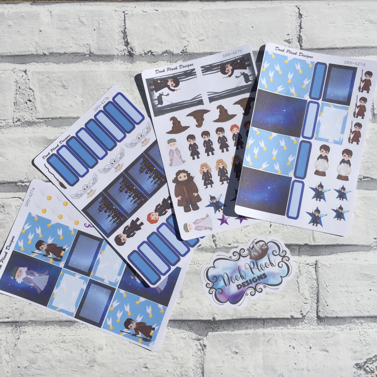 Wizarding World Stickers for Erin Condren Plum Paper - Etsy