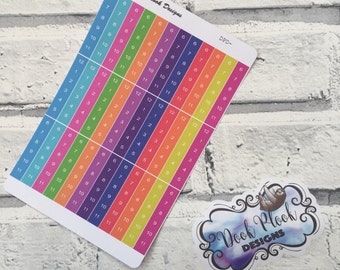 Time Schedule Stickers for Your Vertical Planner. Happy - Etsy