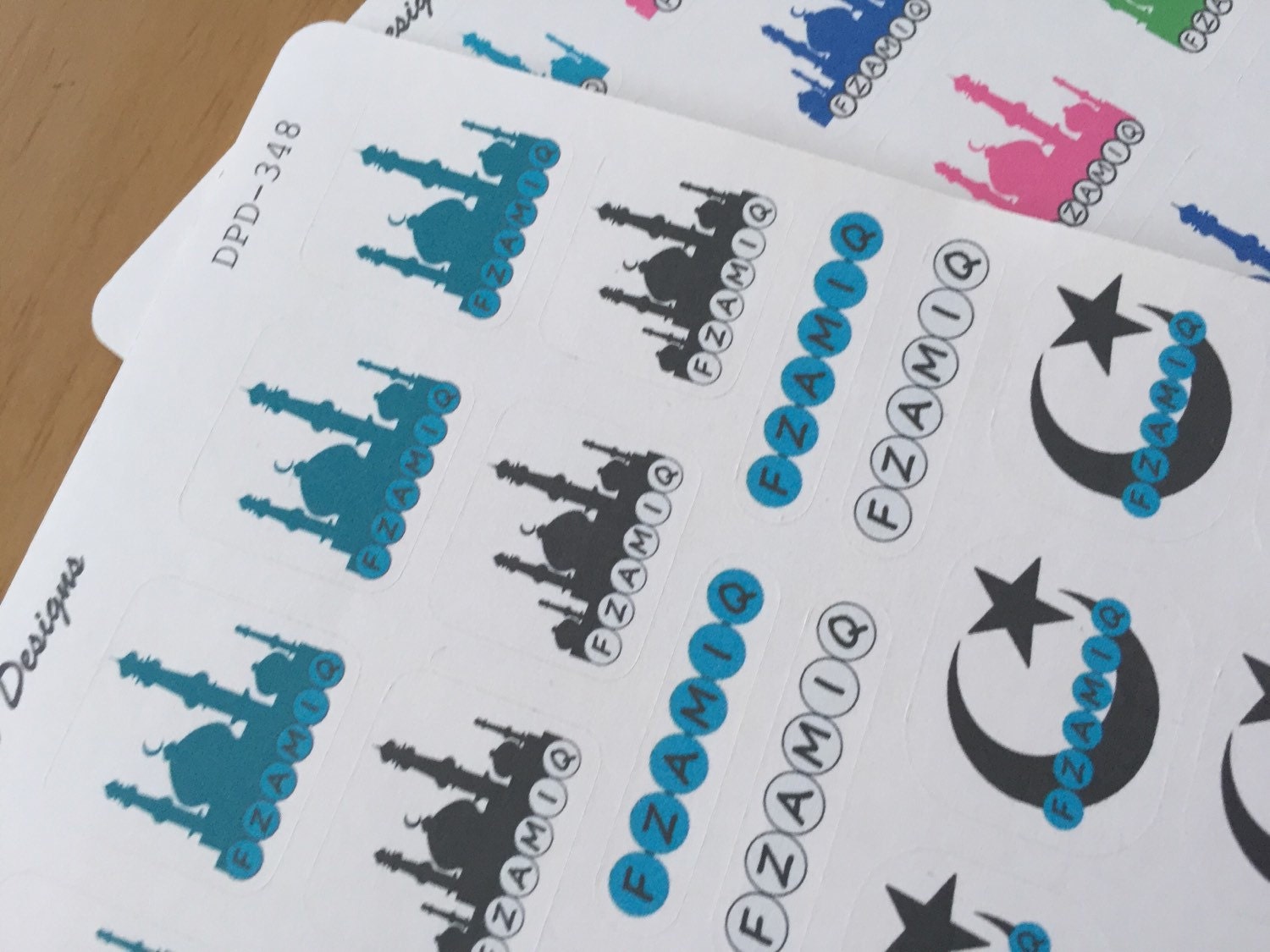 Muslim Prayer salat Stickers for Erin Condren Plum Paper - Etsy