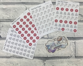 Needle and Thread Planner Stickers, Printed Stickers, Knitting, Cute ...